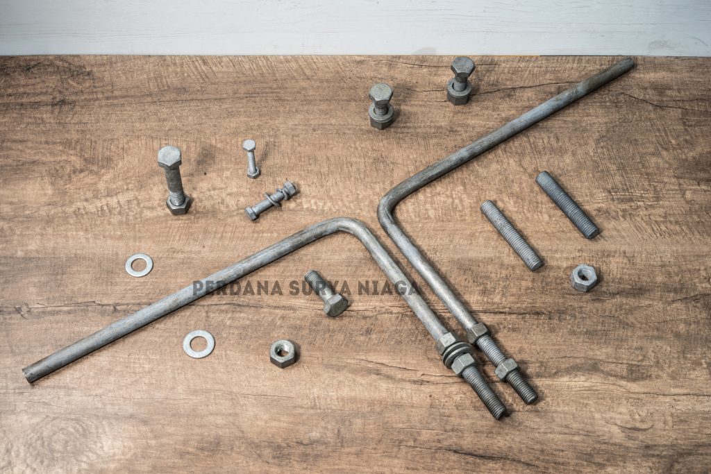 BAUT MUR, STUD BOLT, & ANGKUR HOT-DIP GALVANIZED (HDG)